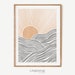 Rising Sun Poster Printable Wall Art Digital Print Neutral - Etsy