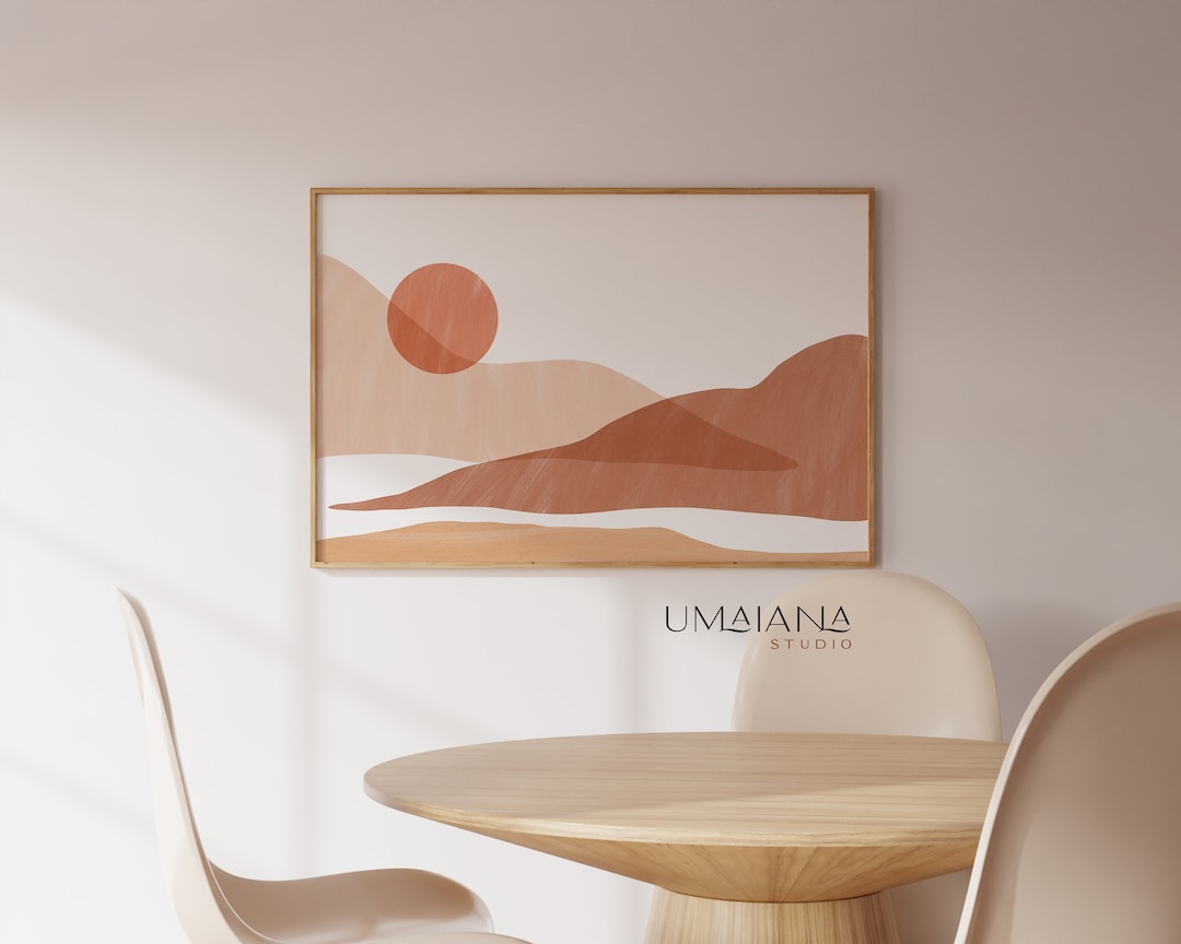 Abstract Landscape Print Boho Decor Printable Wall Art Prints Boho Wall ...