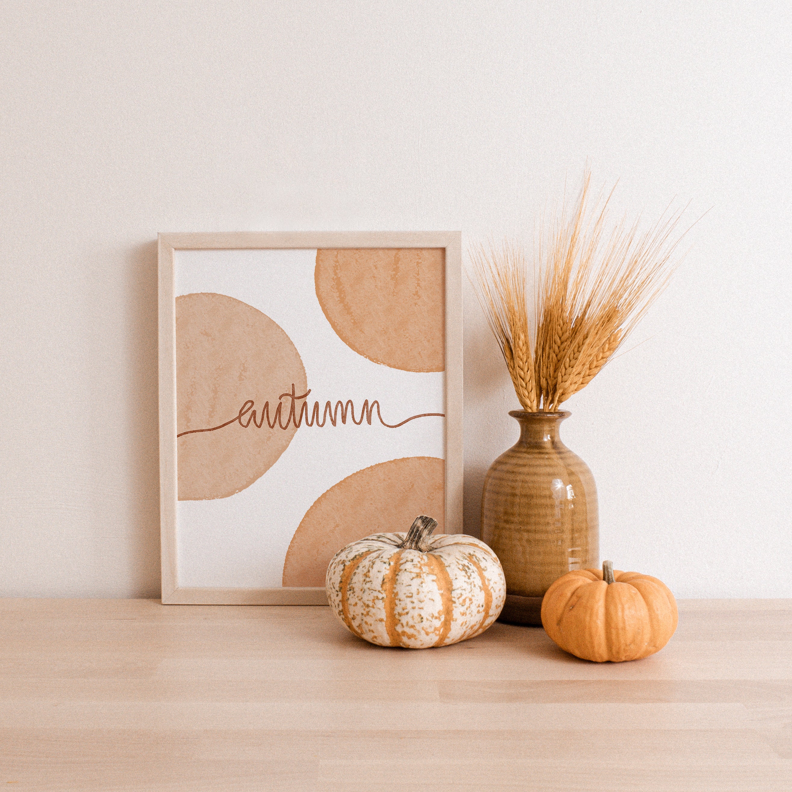 Autumn Abstract Printable Wall Art Fall Decor Digital Print - Etsy