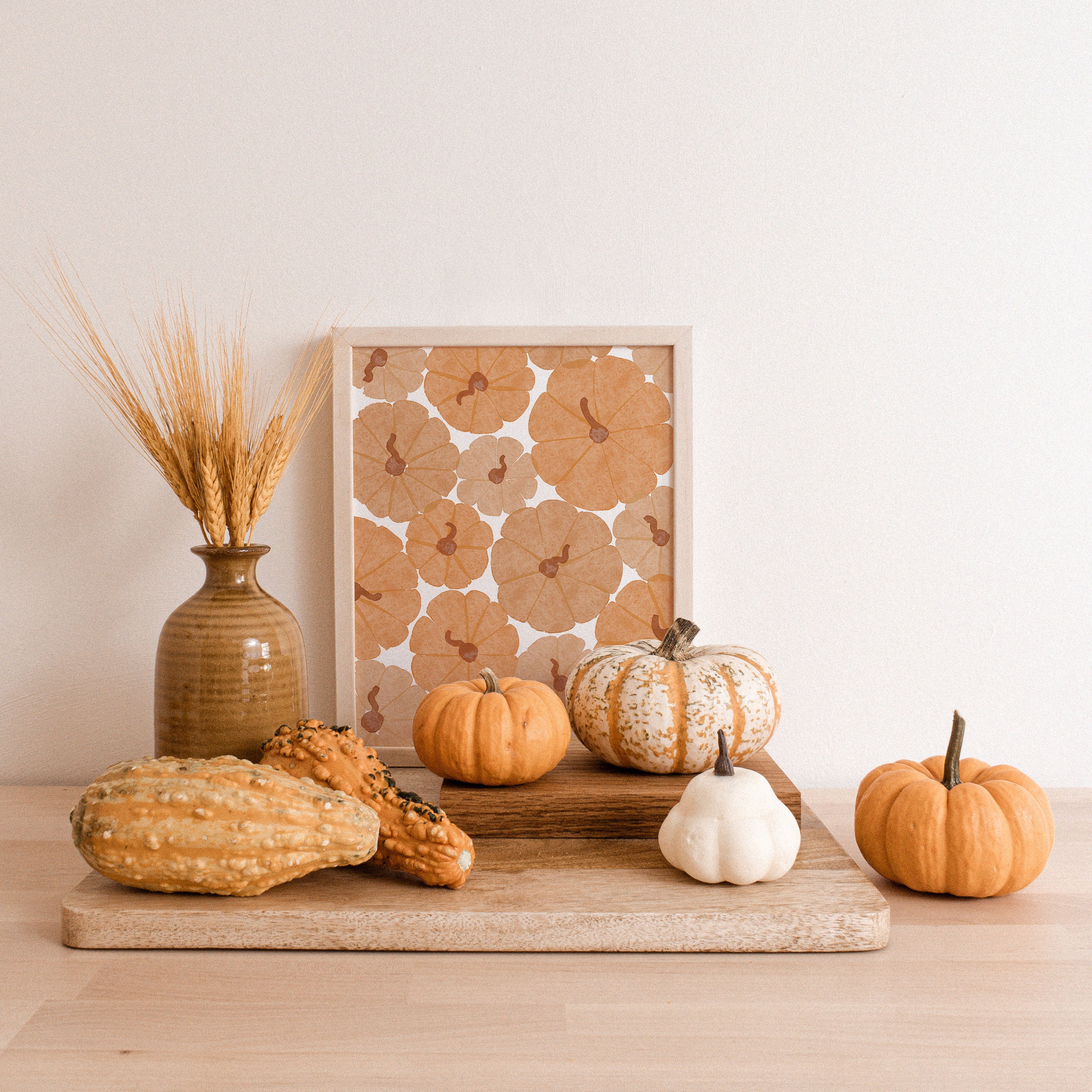 Pumpkin Patch Printable Wall Art Fall Decor Digital Print - Etsy