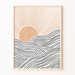 Rising Sun Poster Printable Wall Art Digital Print Neutral - Etsy