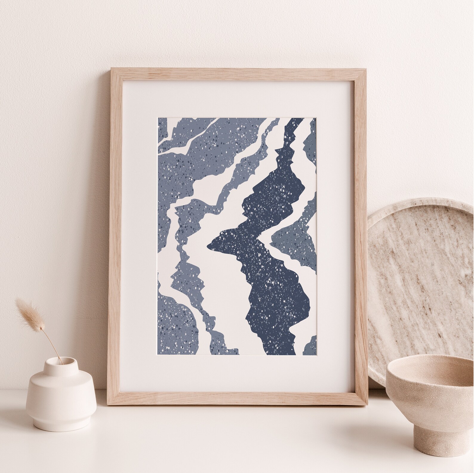 Geode Wall Art Digital Print Printable Wall Art Neutral Wall - Etsy