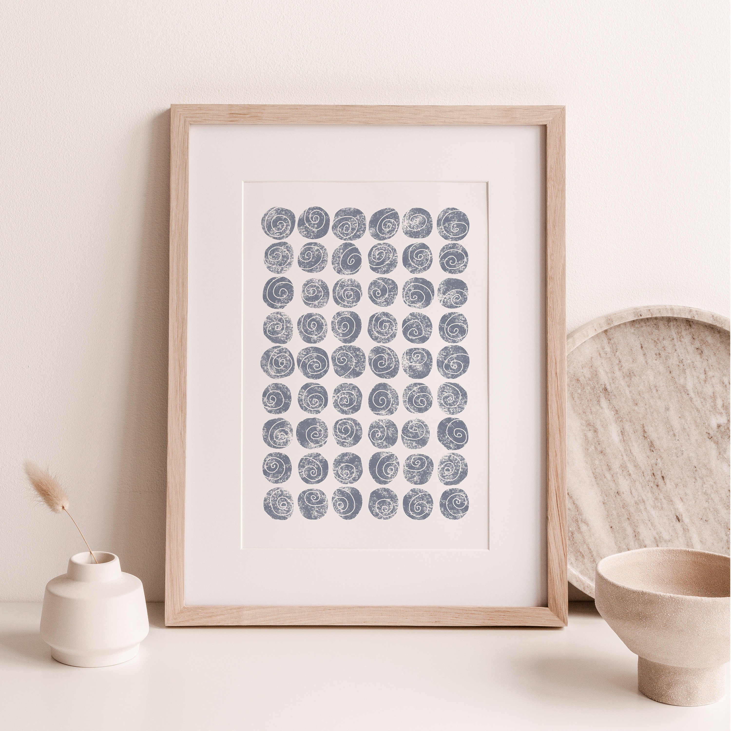 Scandinavian Printable Wall Art Shell Digital Print Neutral | Etsy