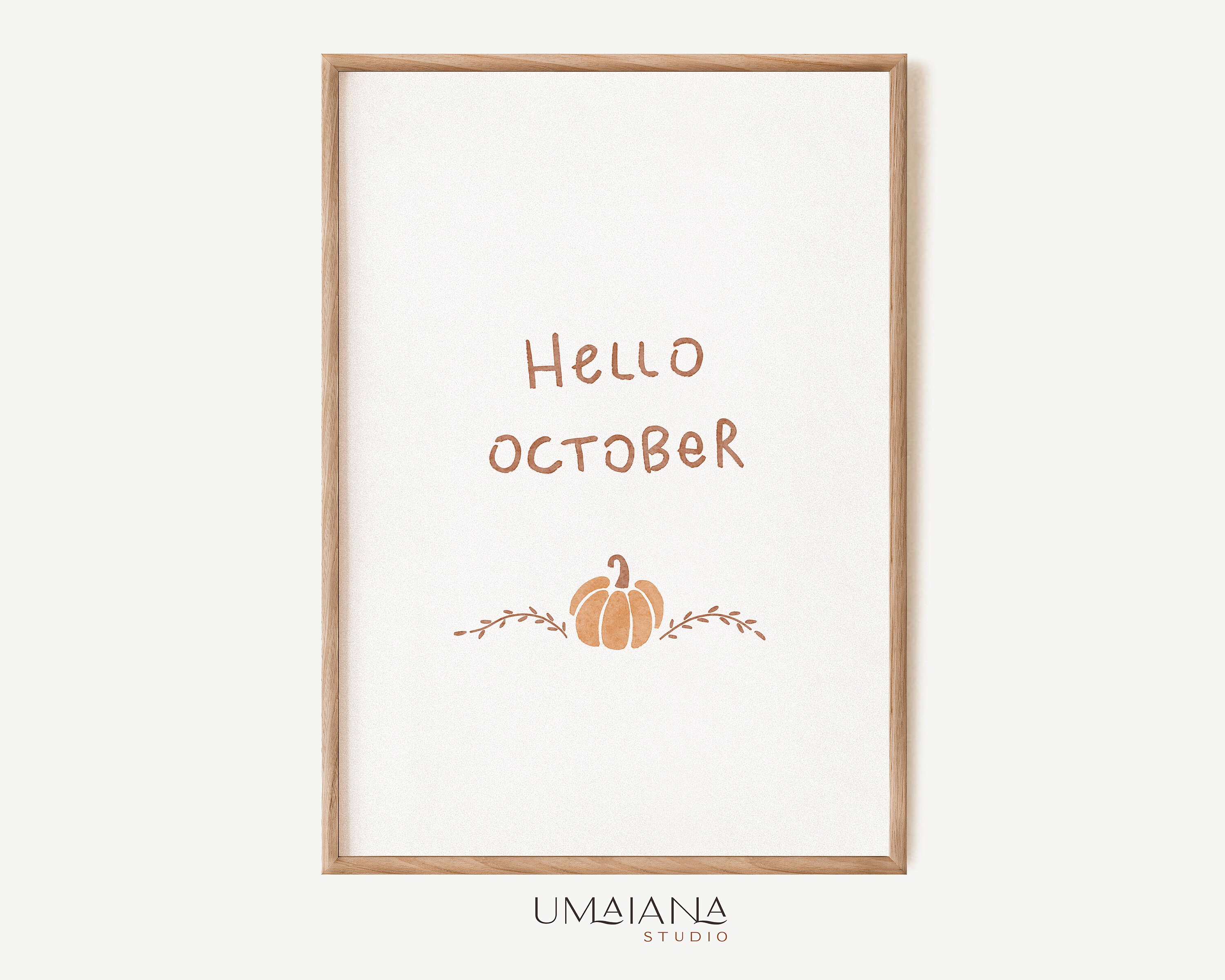 Cute Sayings With Hello October