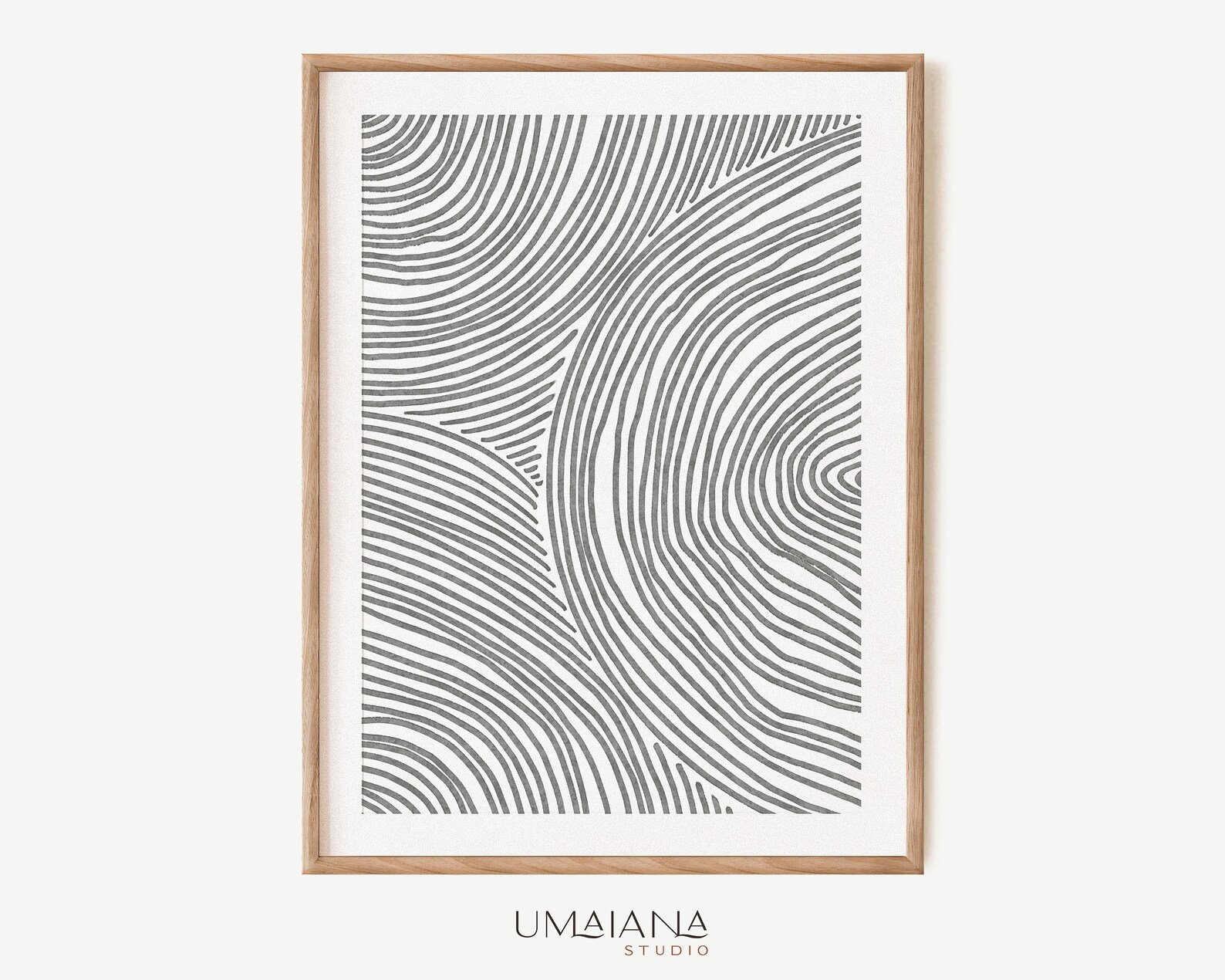 Abstract Line Art Printable Wall Art Digital Print Neutral - Etsy