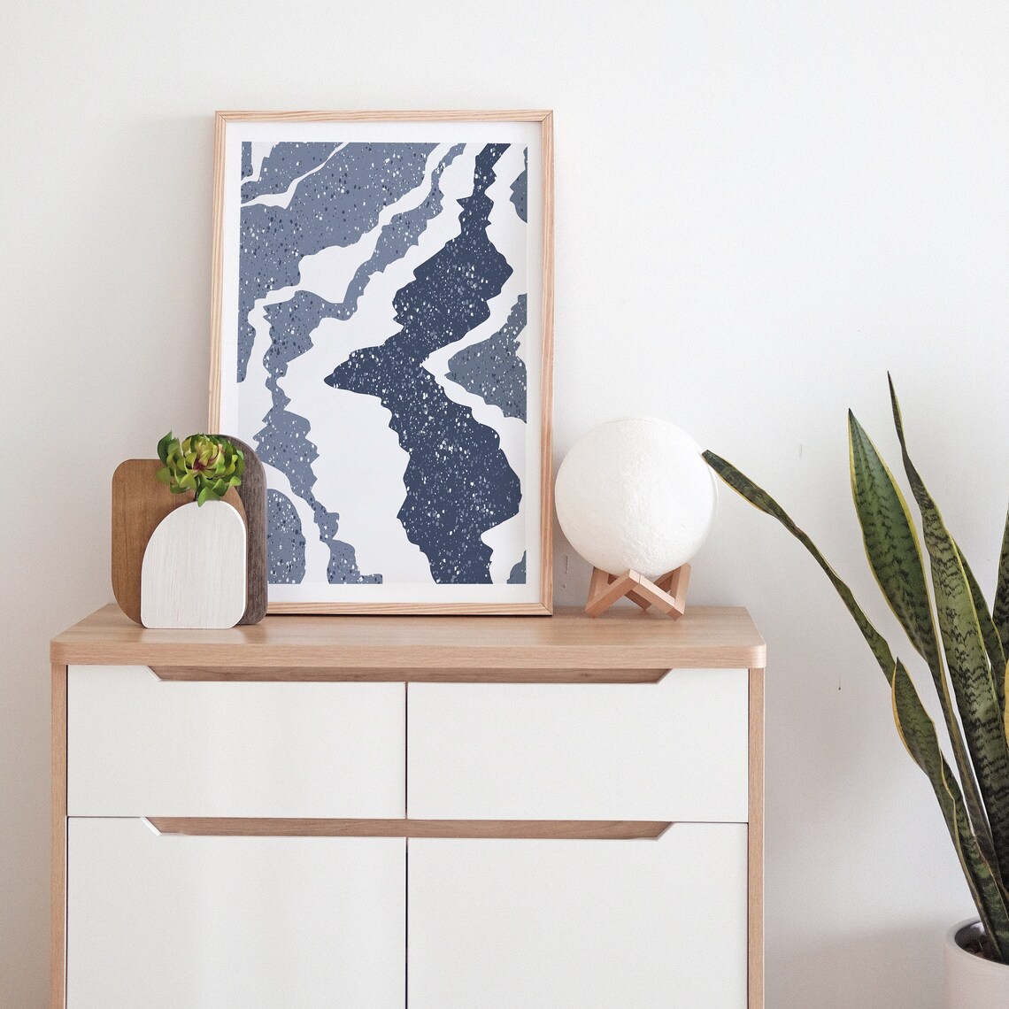 Geode Wall Art Digital Print Printable Wall Art Neutral Wall - Etsy