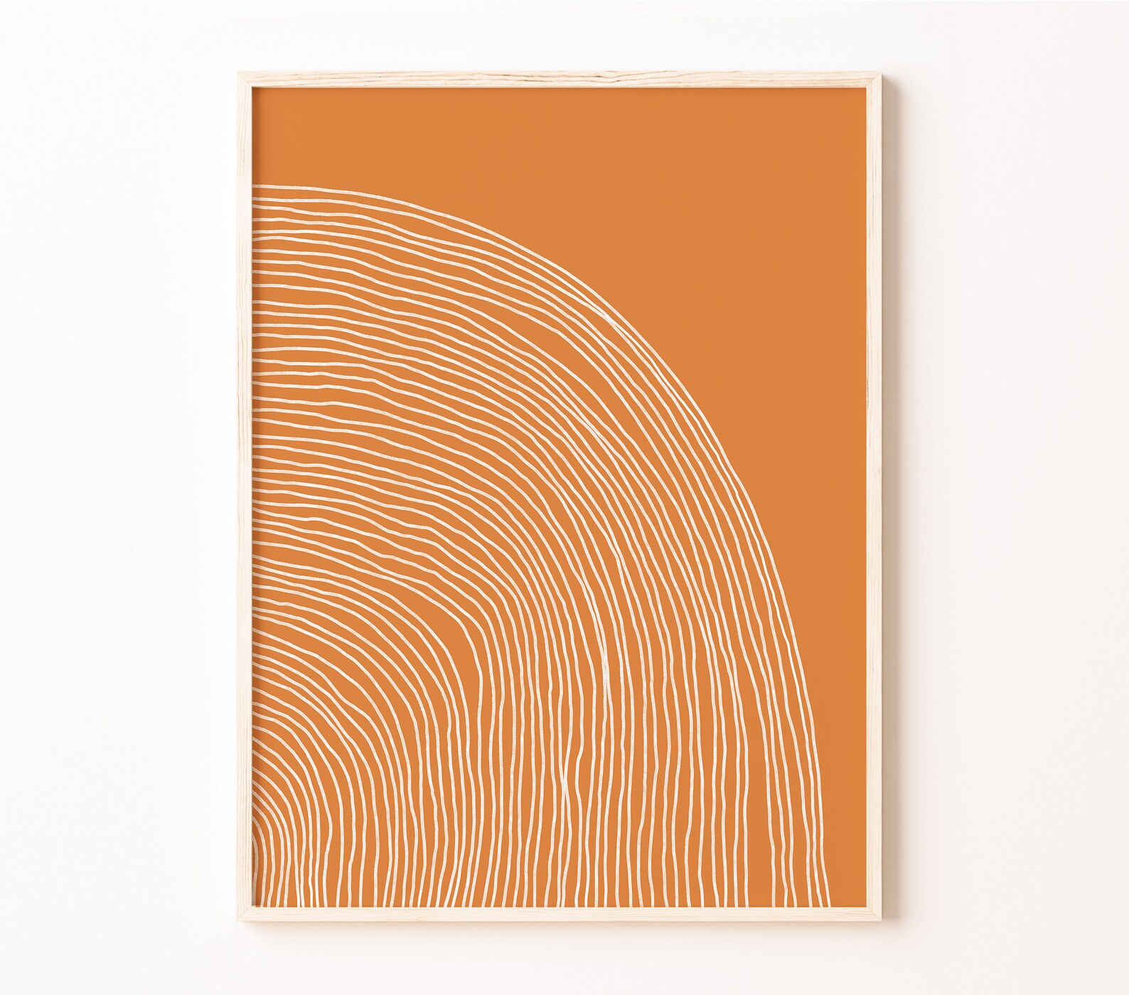 Line Art Geometric Printable Wall Art Digital Print Neutral | Etsy