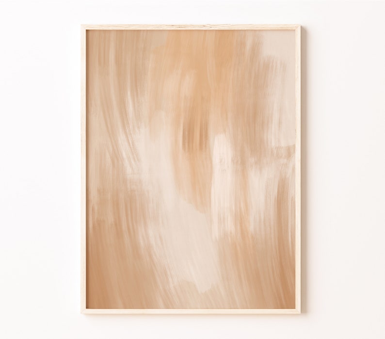 Abstract Painting Printable Wall Art Digital Print Neutral - Etsy