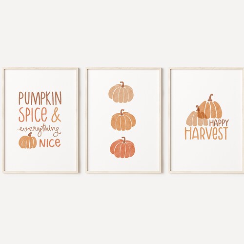 Pumpkin Season Printable Wall Art Fall Decor Digital Print - Etsy