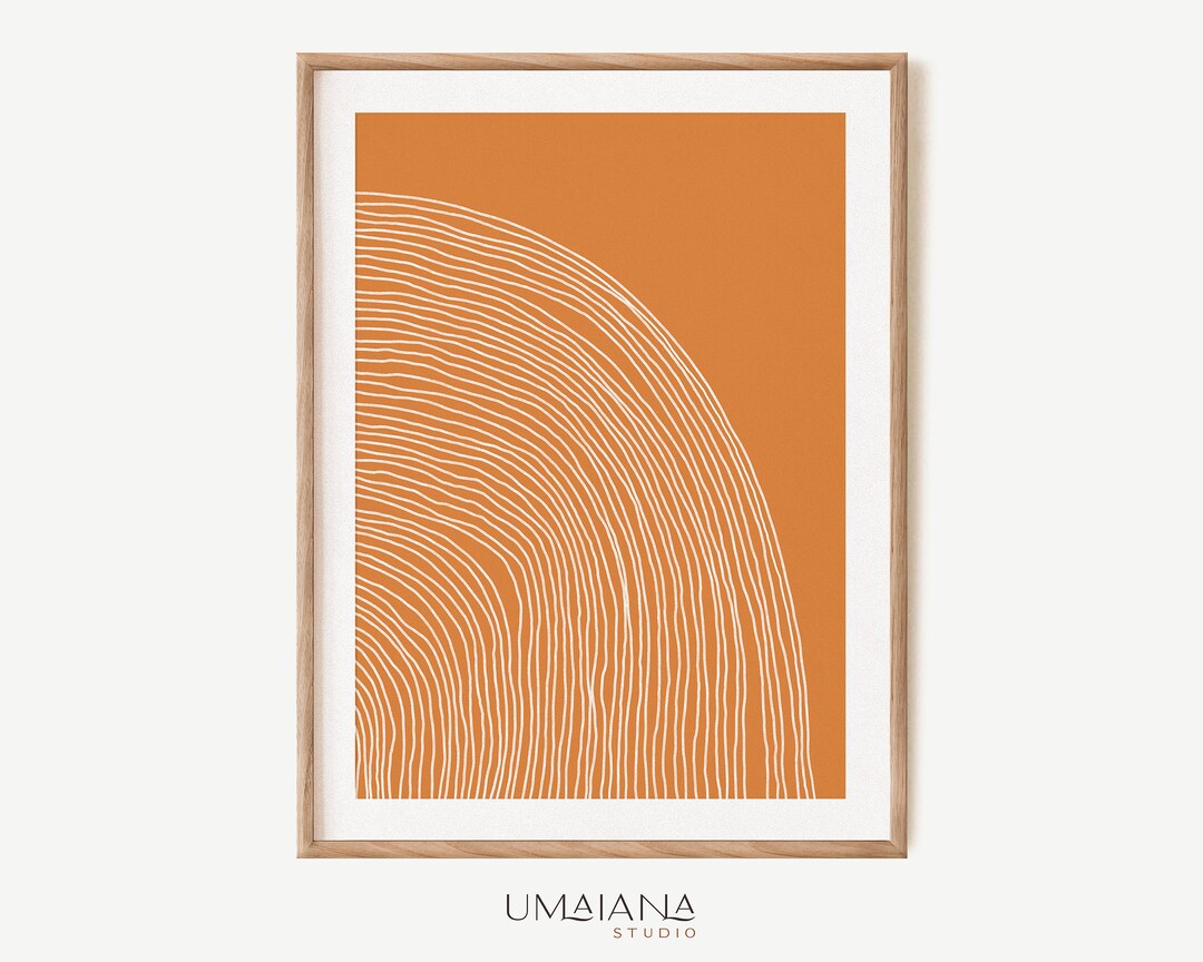 Line Art Geometric Printable Wall Art Digital Print Neutral - Etsy