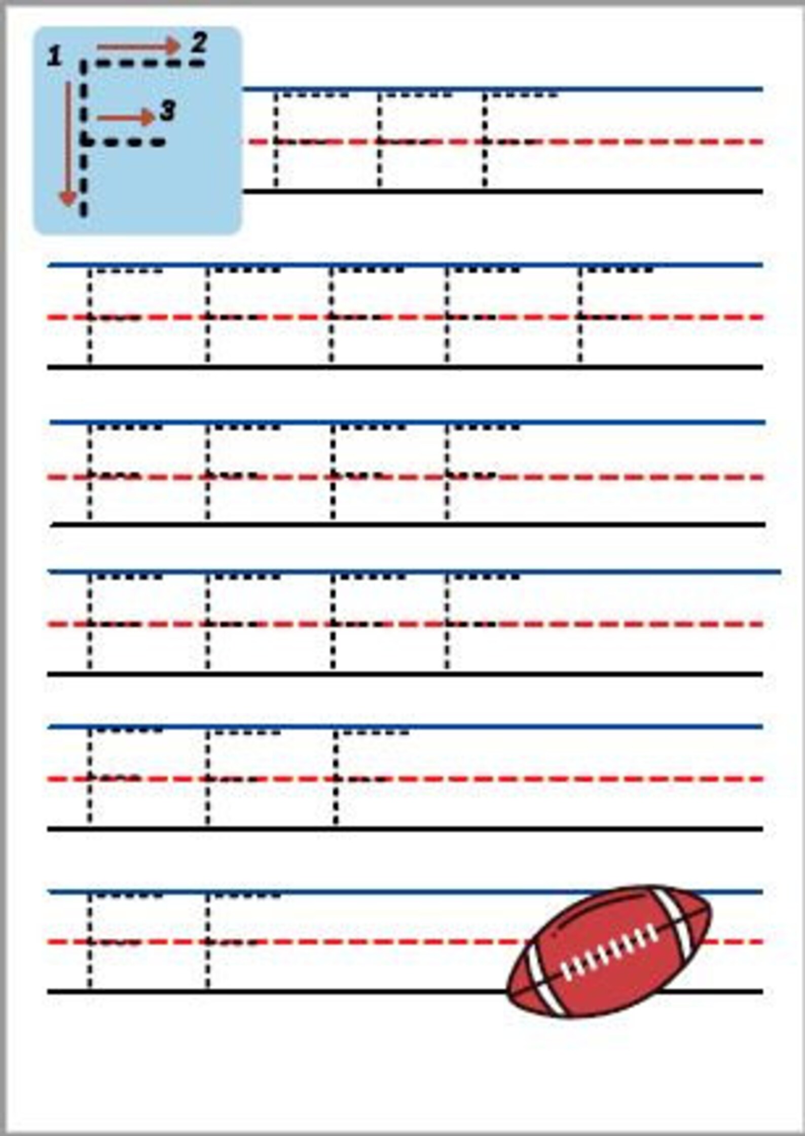 Sports Theme Alphabet Tracing Workbook. Printable ABC Worksheets - Etsy