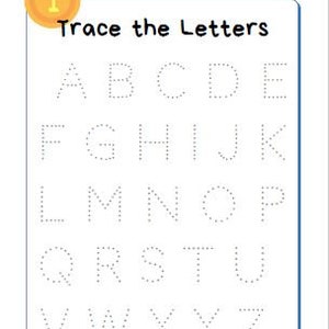 Sports Theme Alphabet Tracing Workbook. Printable ABC Worksheets - Etsy