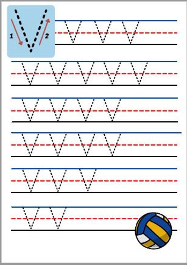 Sports Theme Alphabet Tracing Workbook. Printable ABC Worksheets - Etsy