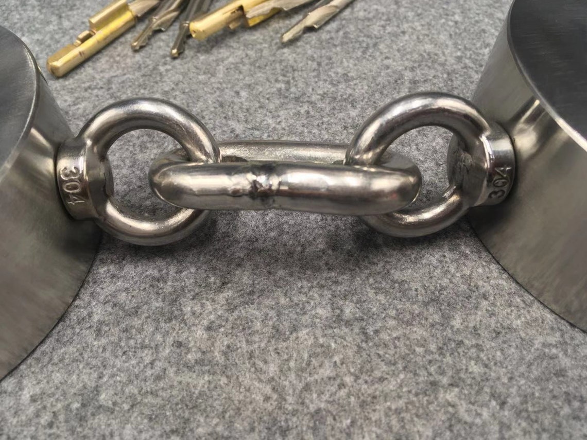 Edelstahl Heavy Style Handschellen Metall Bondage Gear Gerät | Etsy