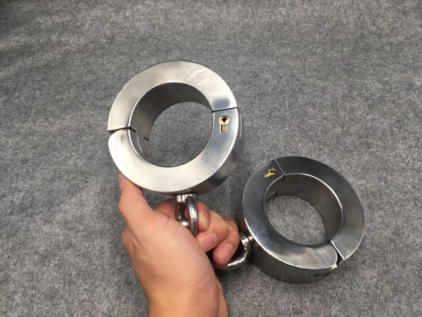 Edelstahl Heavy Style Handschellen Metall Bondage Gear Gerät | Etsy