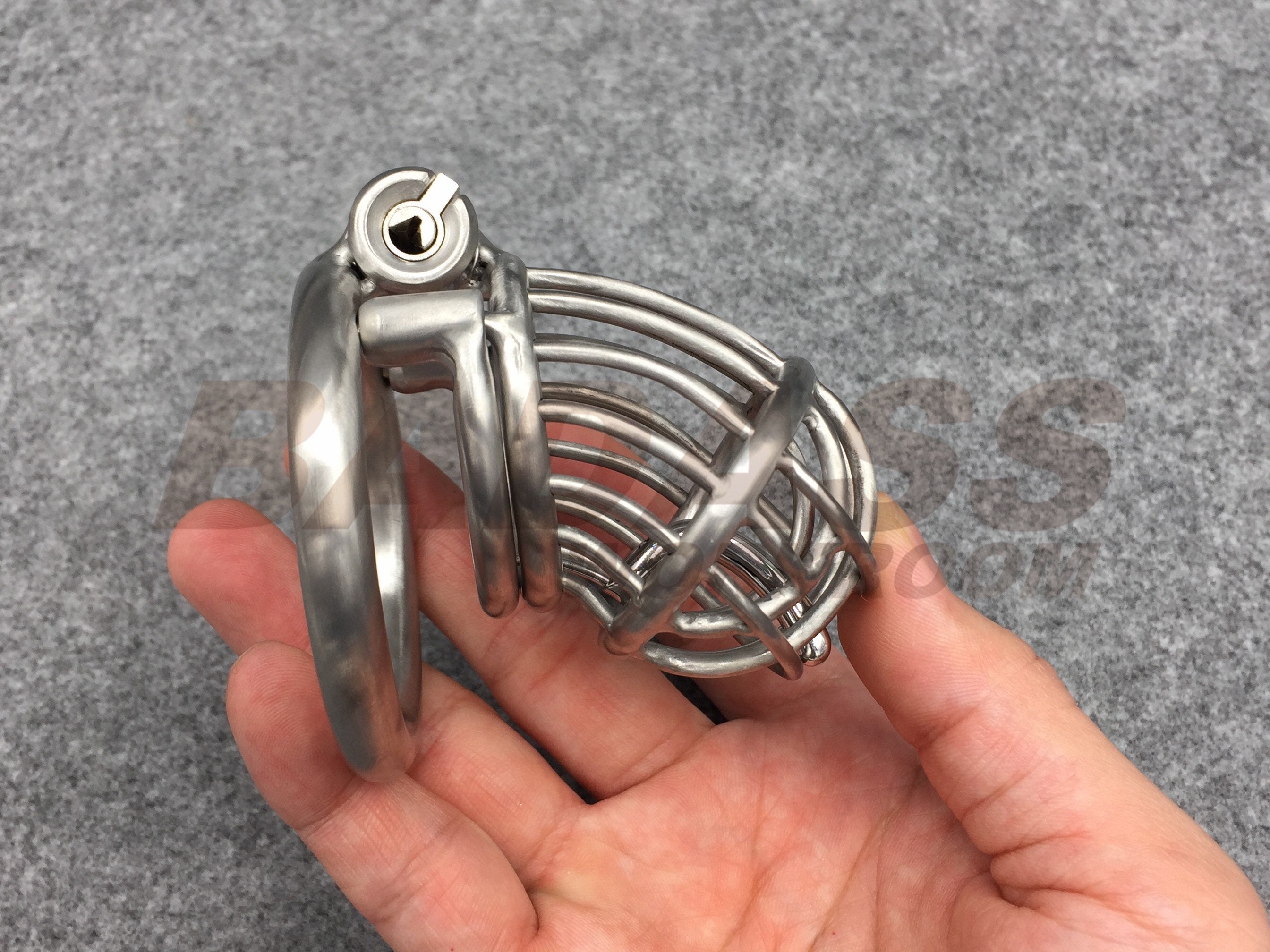 Customizable Dense Bars Chastity Cage with Integrated PA | Etsy