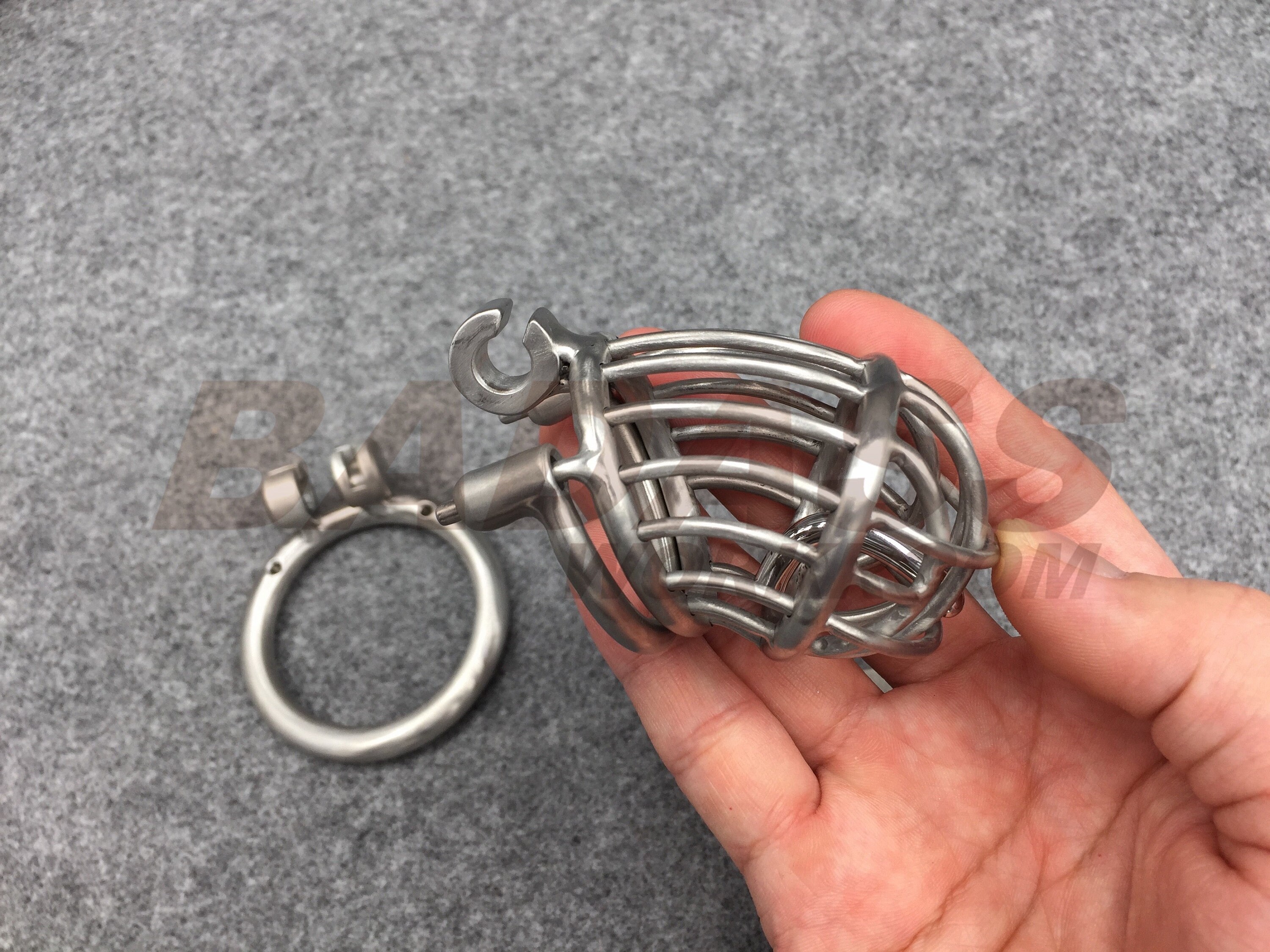 Customizable Dense Bars Chastity Cage with Integrated PA | Etsy