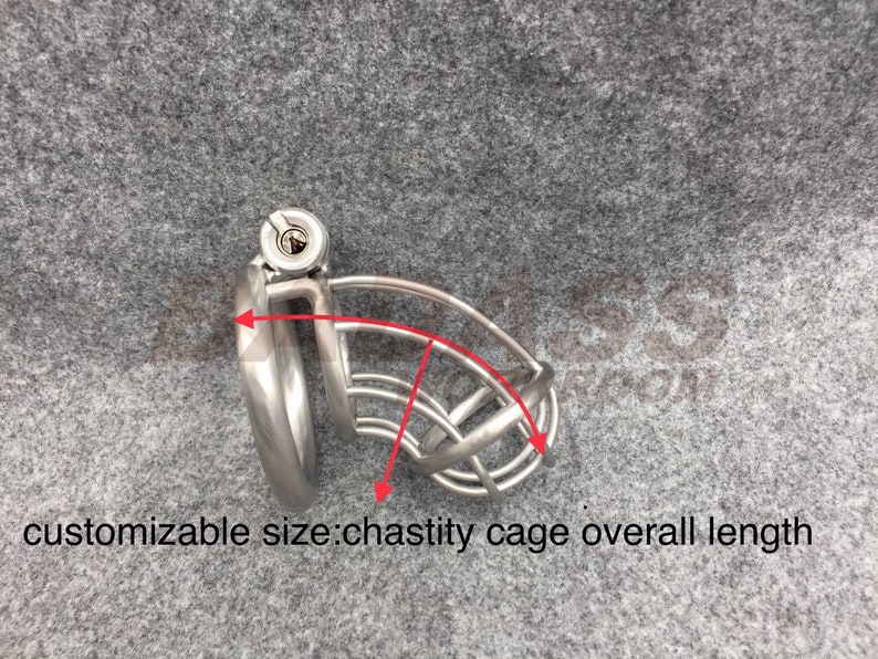 Customize Chastity Cage Using Stealth Lock Stainless Etsy