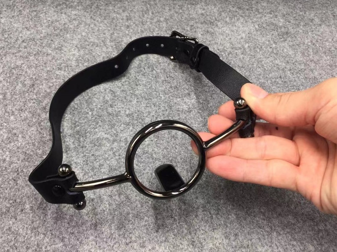 Luxury Open Mouth Gag O-type Ring Gag With Tongue Depresser - Etsy