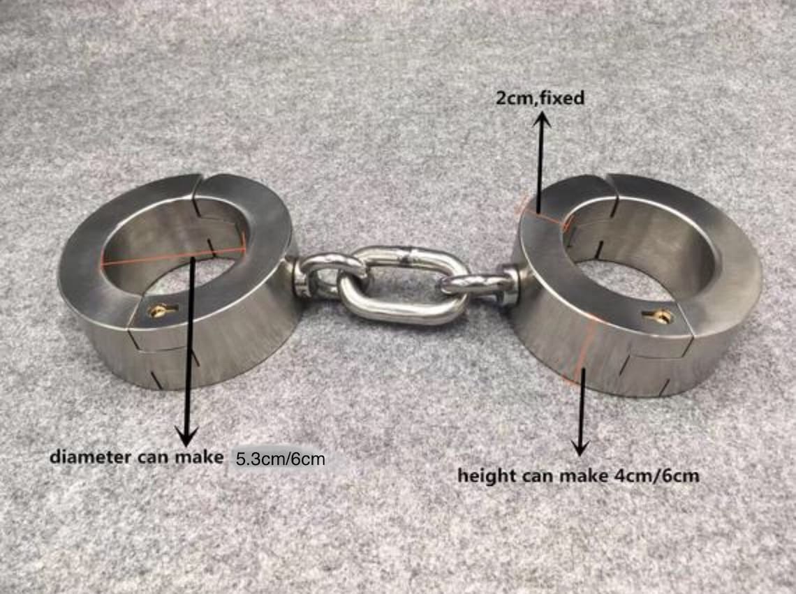 Edelstahl Heavy Style Handschellen Metall Bondage Gear Gerät | Etsy