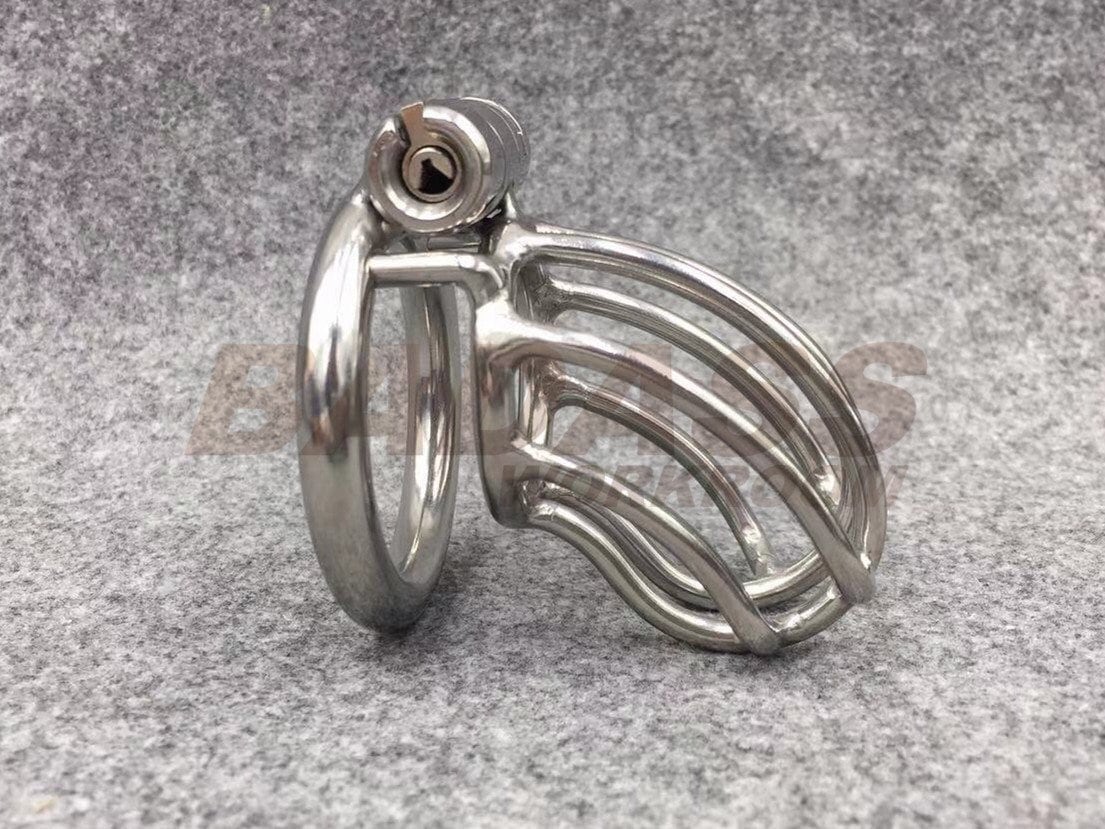 Custom Stainless Steel Titanium Chastity Cage Ba 16 Integrated Etsy