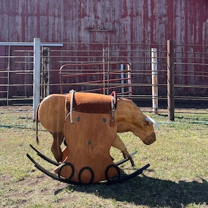 Kids Rocking Bull - Etsy
