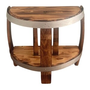 Rustic Western Half Moon Half Round Table Small Entry Table for Small ...
