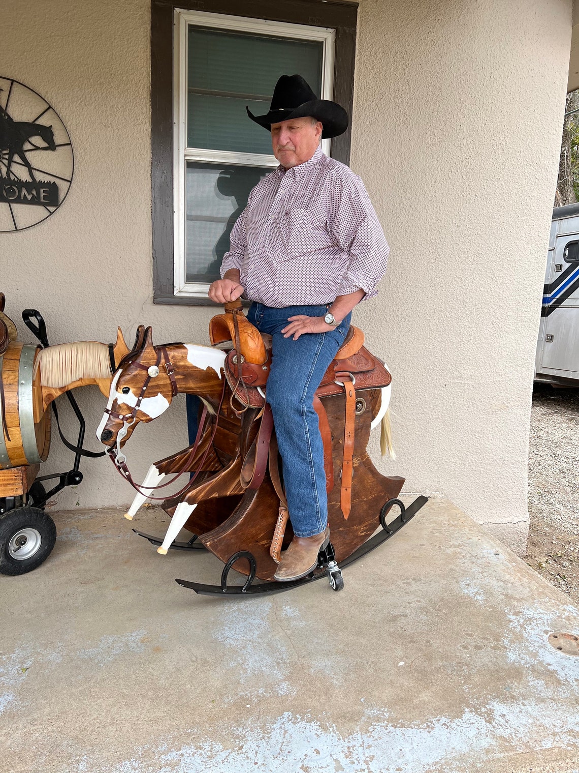 Adult Size Rocking Horse - Etsy