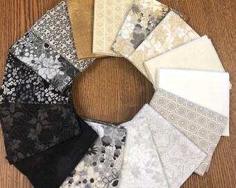 Basic Grey Alphabet Fabric | Etsy