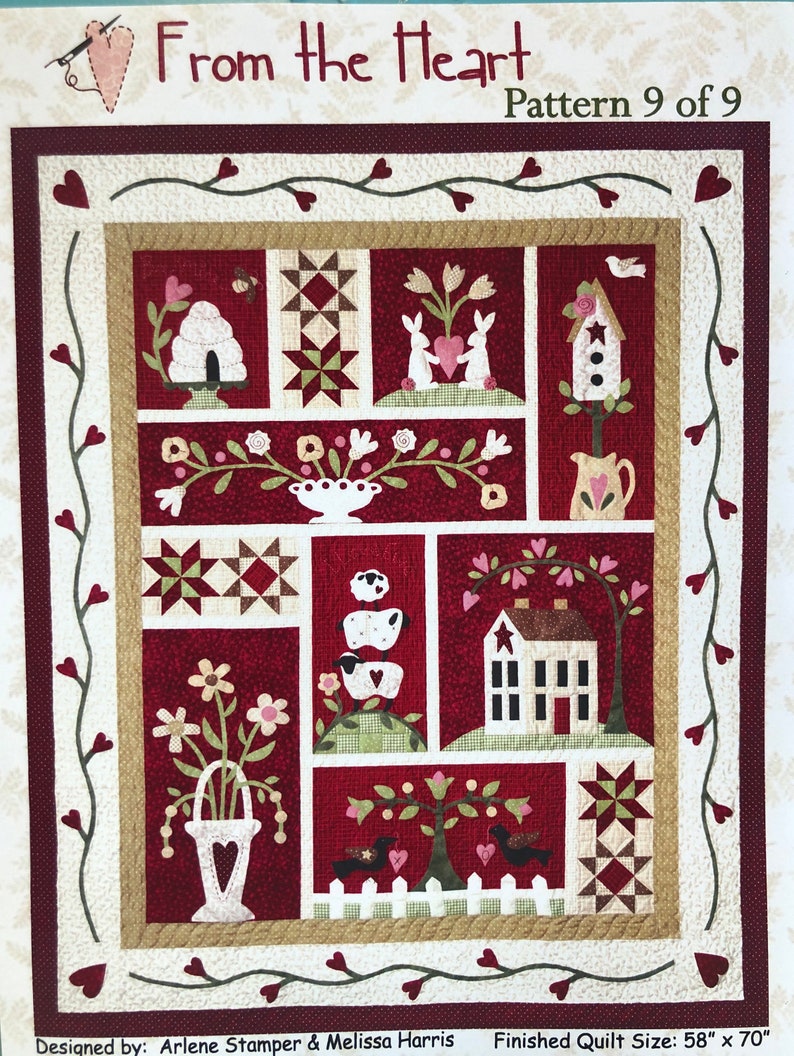 From the Heart Quilt Kit - Etsy
