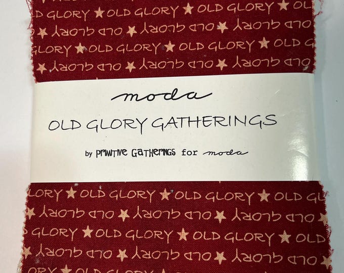 Old Glory Gatherings Charm Pack by Primitive Gatherings for Moda - Etsy