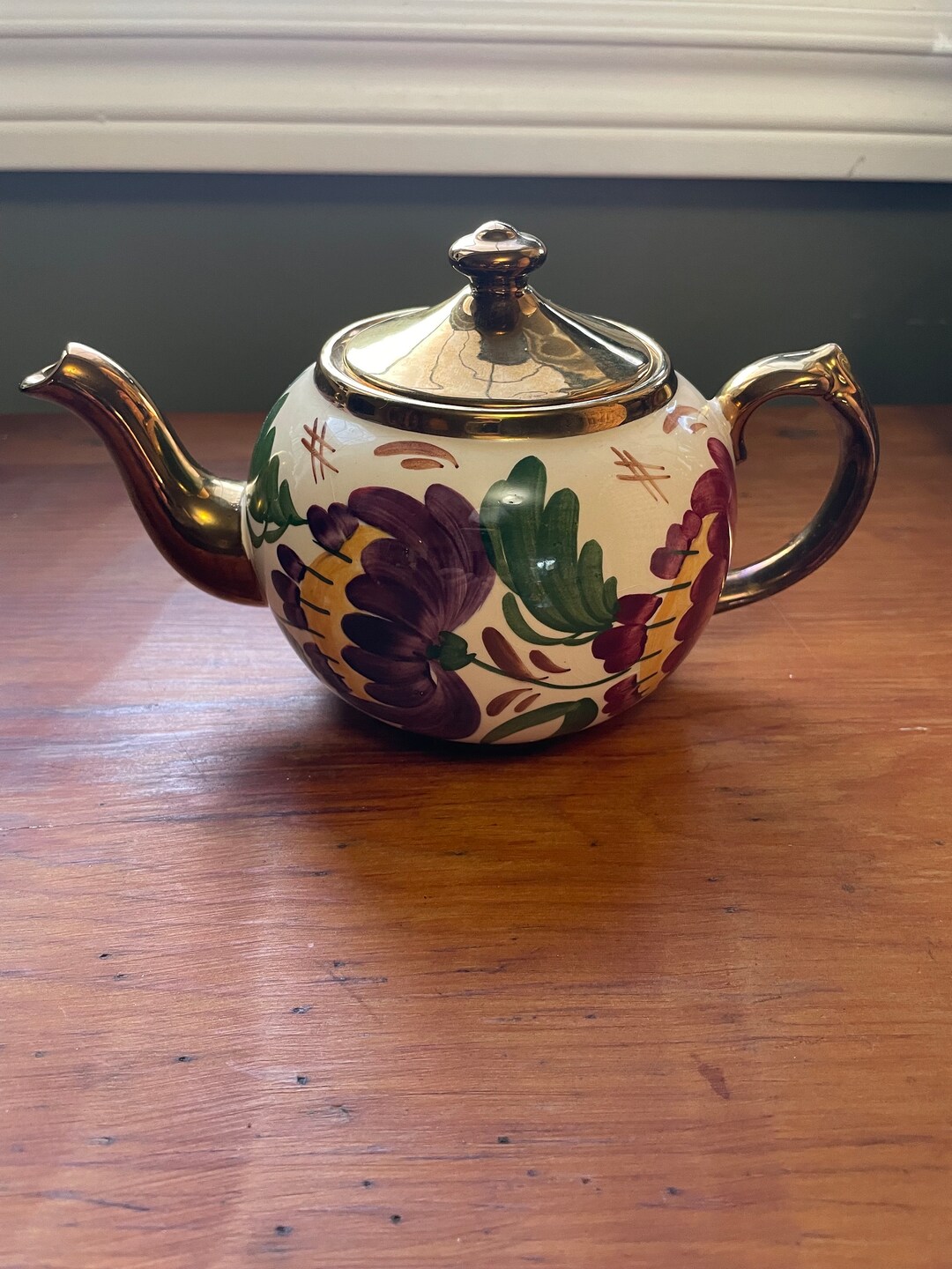 An Attractive Wade Lustreware Teapot Made in England C. 1930s - Etsy