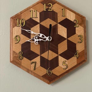 Vintage Handmade Wooden Wall Clock From PEI - Etsy
