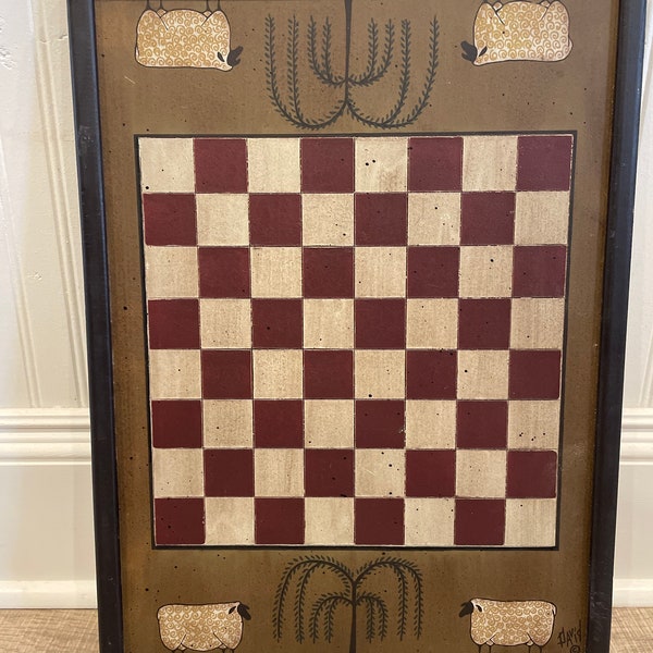 Checker Board - Etsy