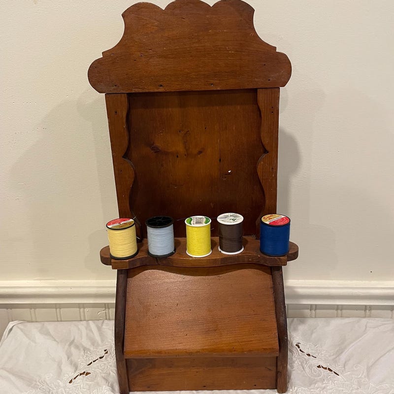 Antique Thread Cabinet - Etsy