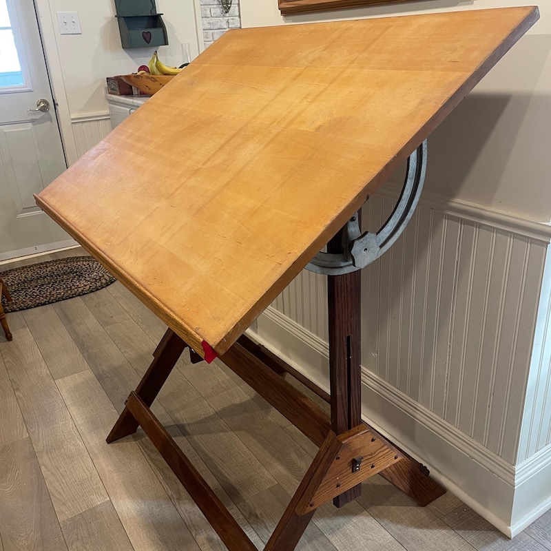 Antique Drafting Table - Etsy