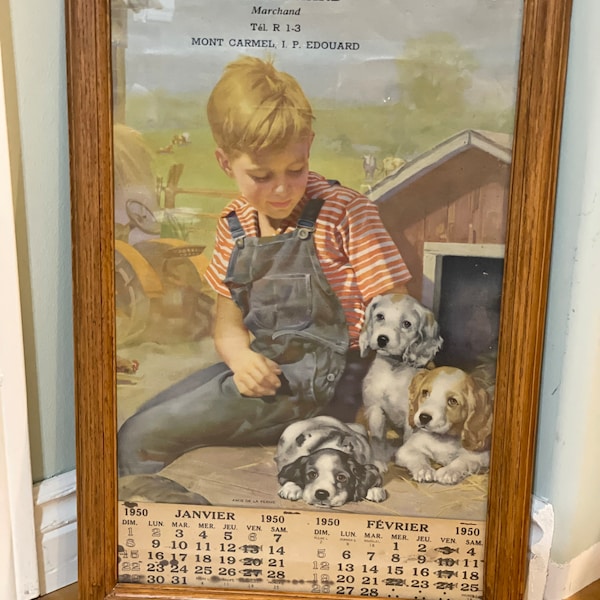 1950 Calendar - Etsy