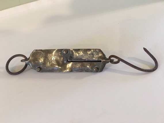 P S & W Co. antique brass spring scale | Etsy