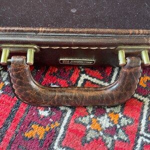 Vintage Stradellina Brown Attache Case With Click Closures and Nice ...