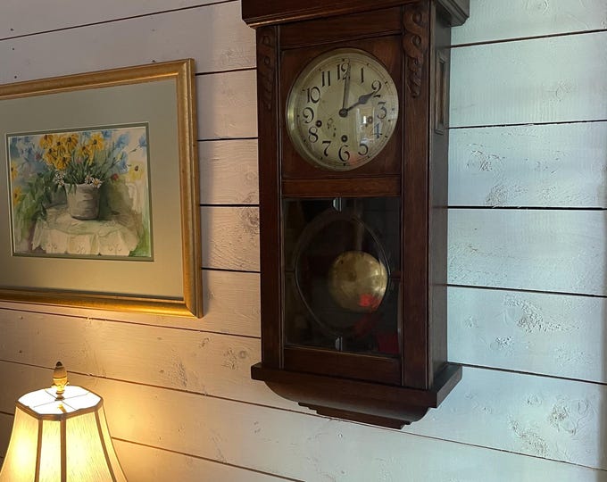 A Rare German Dufa Wall Clock With Largo Gong - Etsy