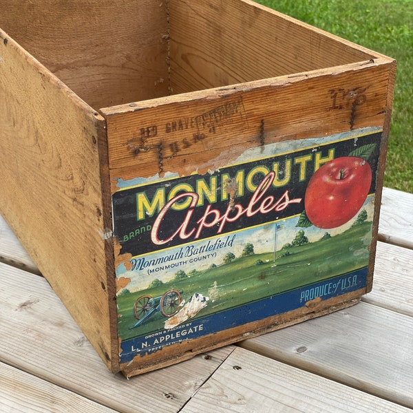 Apple Crate Label - Etsy