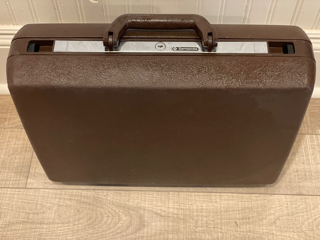 Vintage Samsonite Delegate Brown Hard Sided Briefcase - Etsy