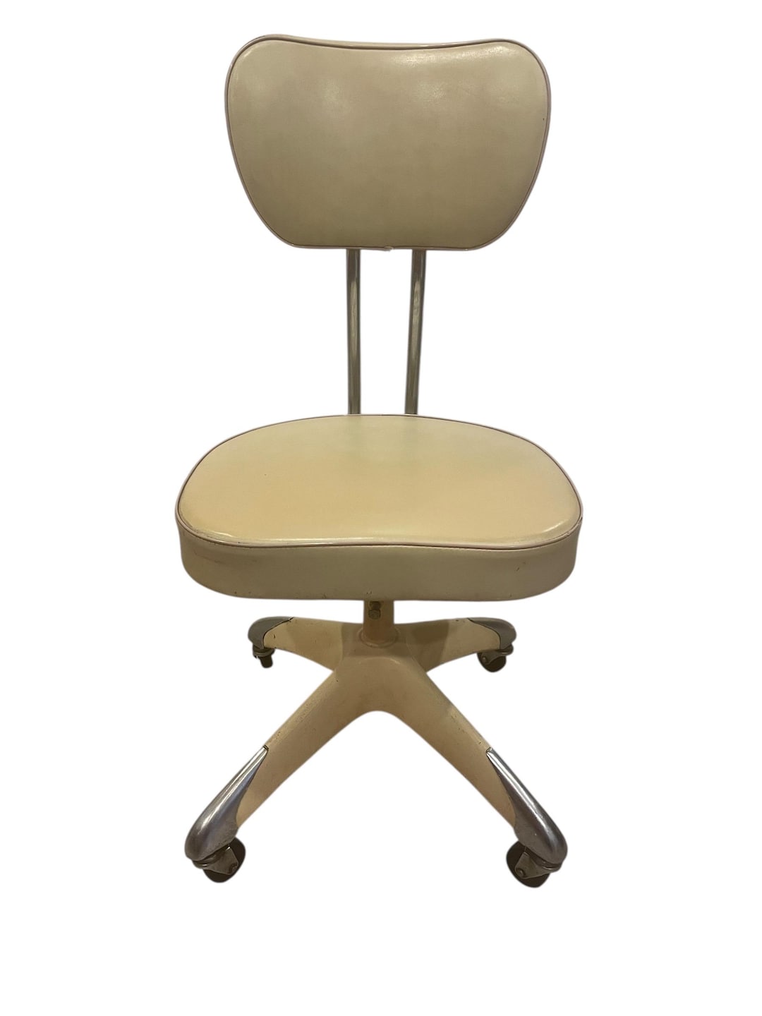Mid-century Office Chair – 1950s Industrial Adjustable Task Chair ...