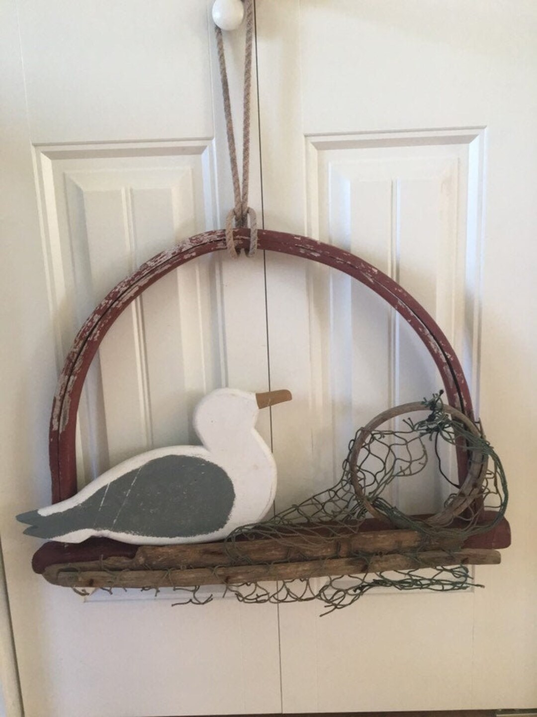 Lobster Trap Seagull Decor - Etsy