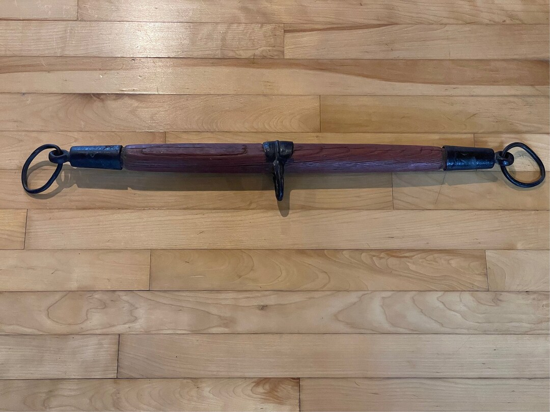 A Nice 25.5 Inch Long Antique Single Tree in Original Red Paint in Good ...