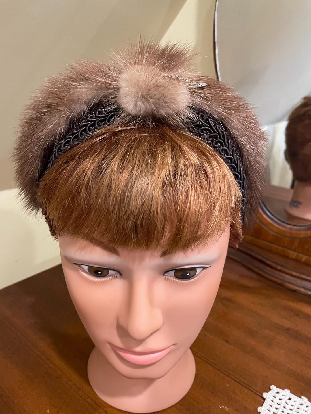 Vintage Mink Headband - Etsy