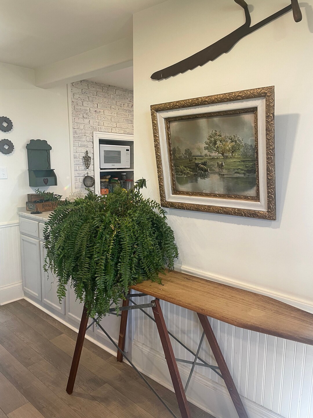 Primitive Wood Ironing Board With Metal Hardware - Etsy
