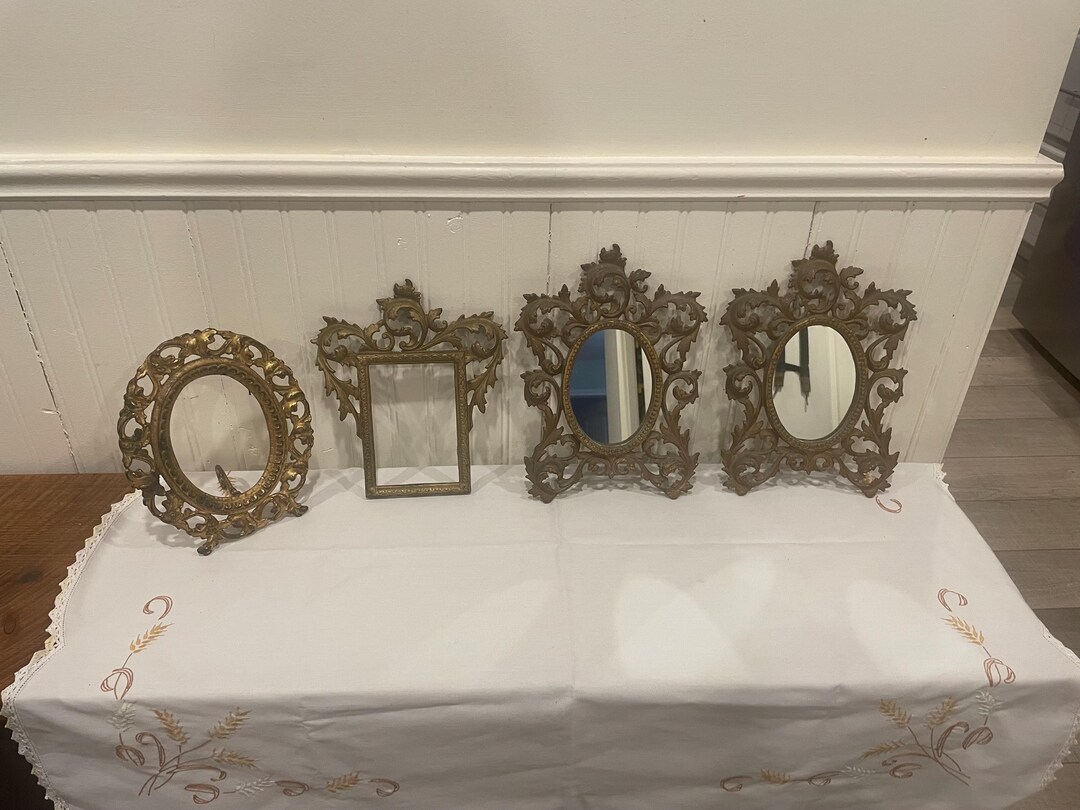 Collection of Victorian Era Ornate Metal Frames - Etsy