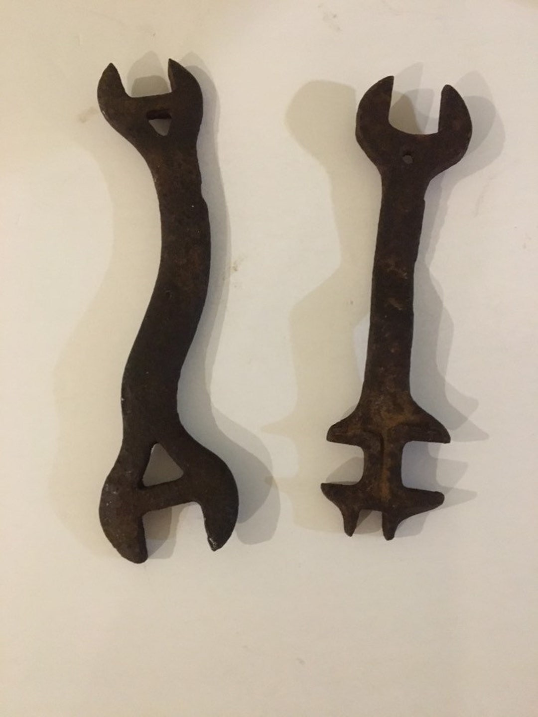 Pair of Early Antique Forged Wrenches From the Early 20th Century in ...