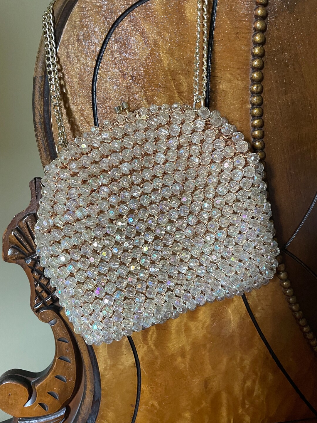 Vintage Beaded Purse - Etsy